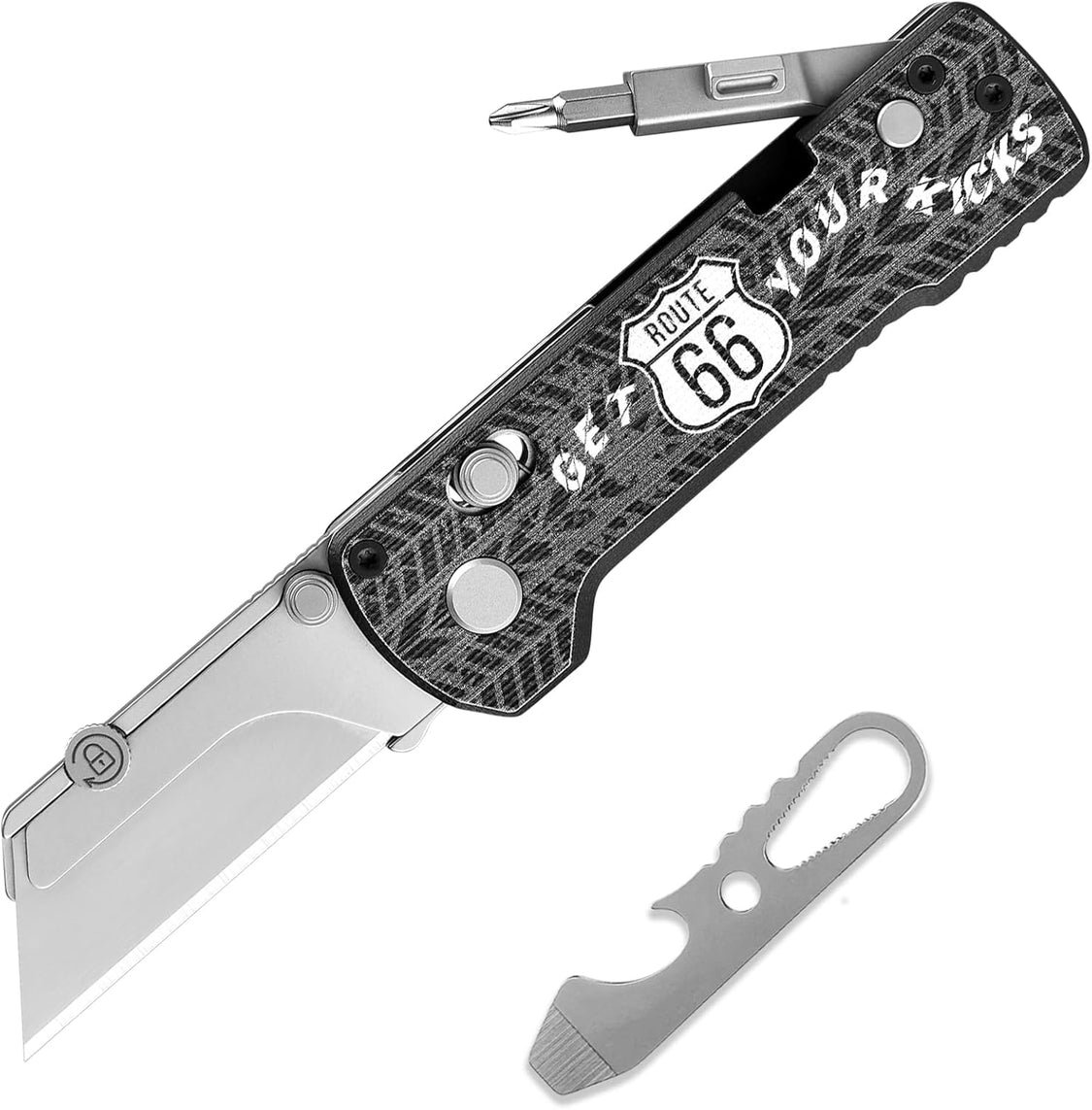 U1 Pro Carbon Fiber Overlay Multitool Folding Utility Knife with Foldi – OKNIFE