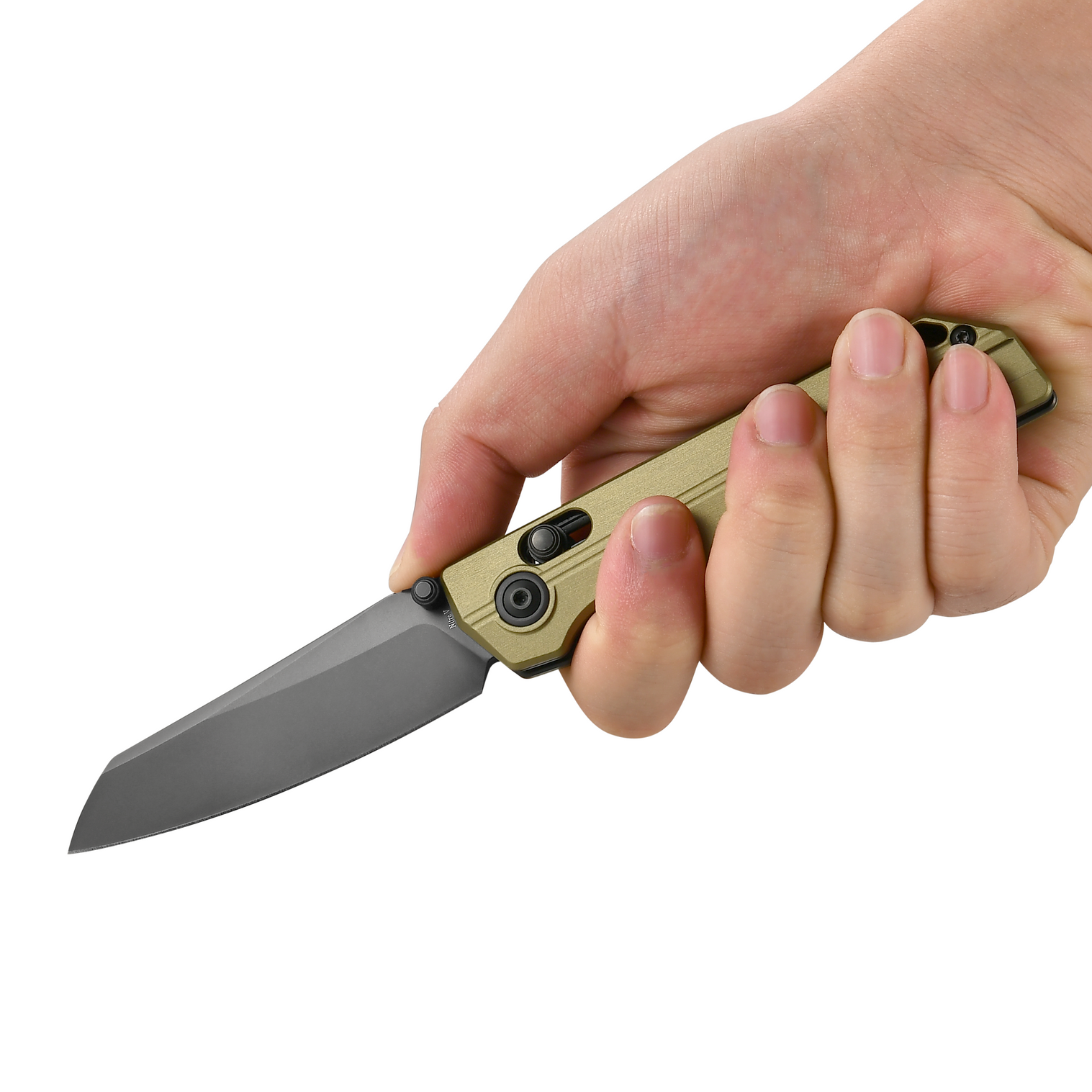 XEN Olive Green Rail Lock Folding Pocket Knife – OKNIFE